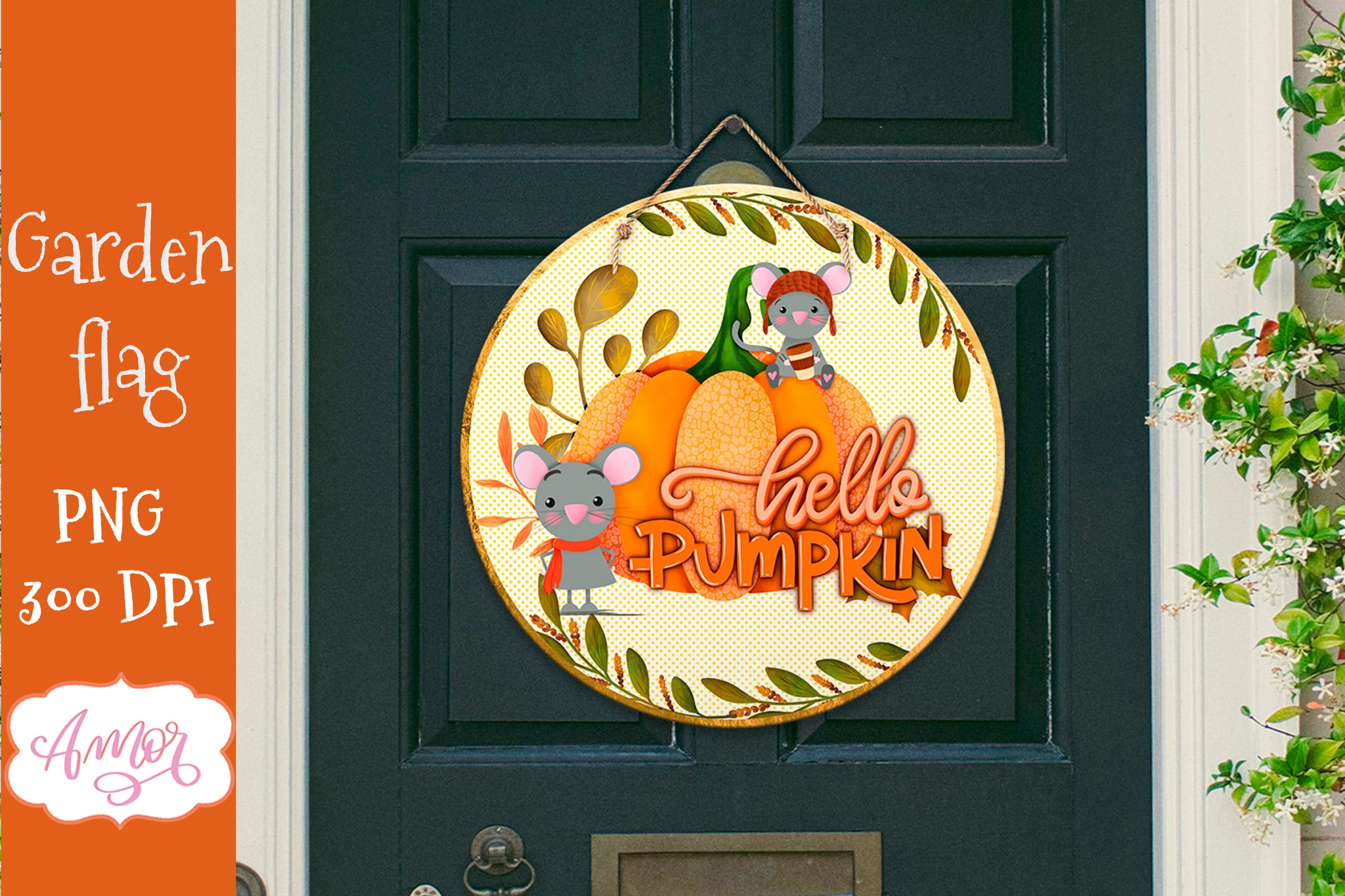 Welcome Fall Round Sign for Sublimation BUNDLE – amorclipart